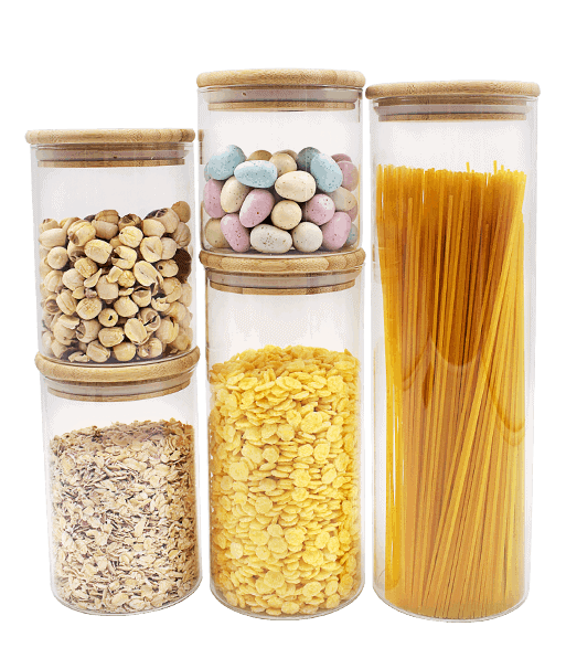 Glass Food Container Rectangle Design - Custom Glass Food Containers ...